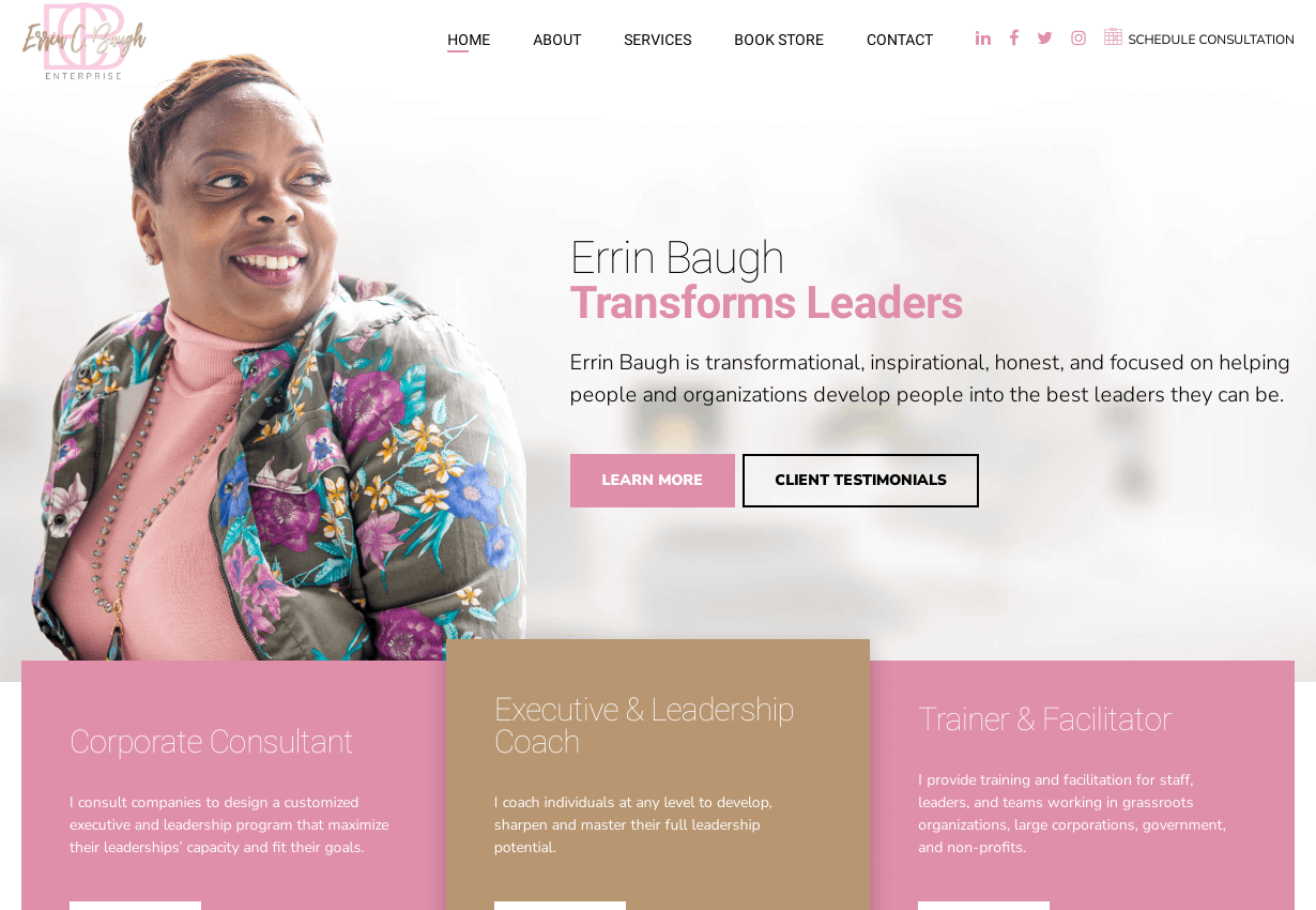 Errin Baugh - SRJ Webites